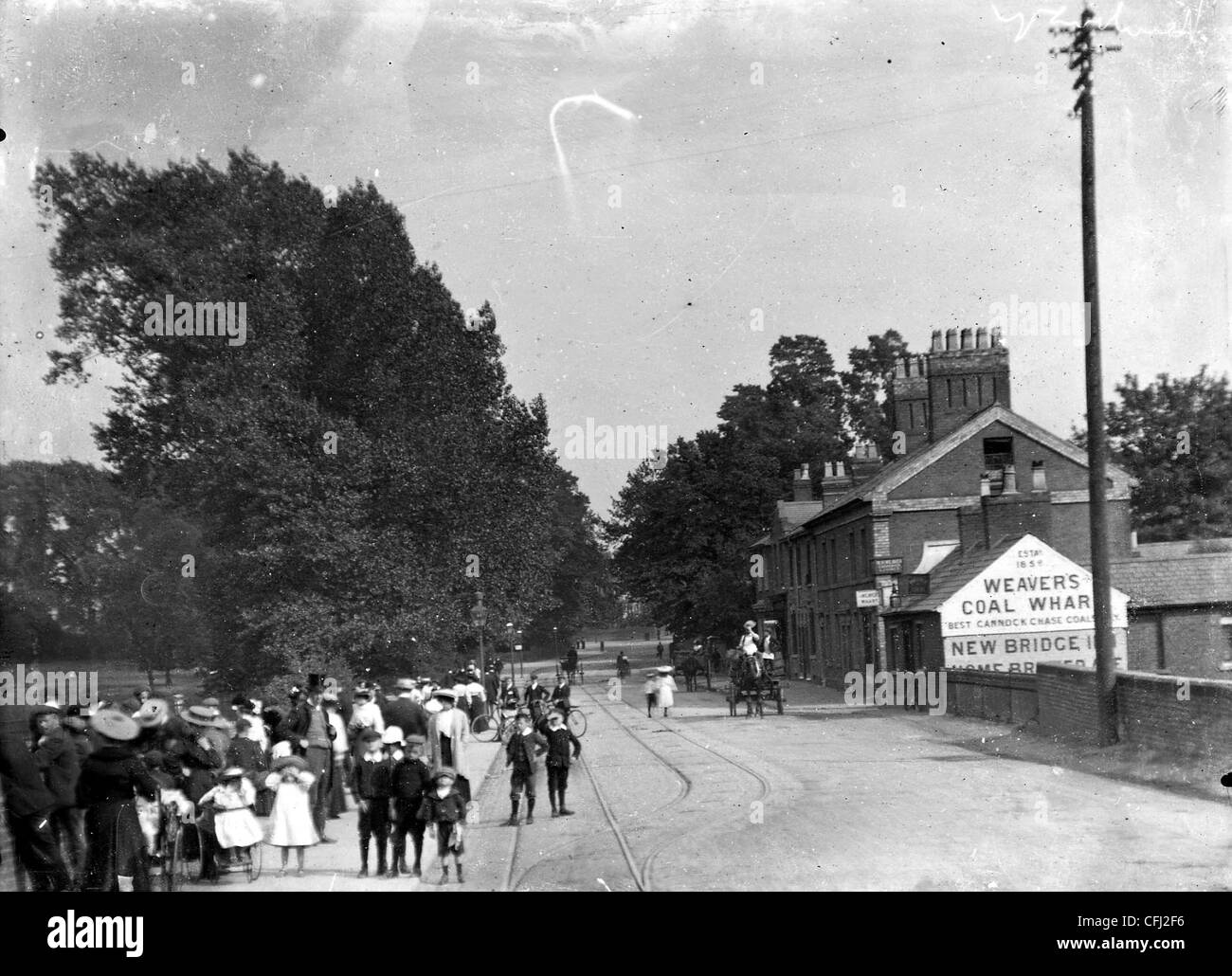 Weavers Coal Wharf, Tettenhall Road, Wolverhampton, 1900s Stock Photo ...