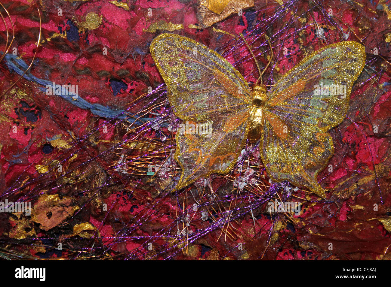 Organza Butterfly Art Stock Photo - Alamy