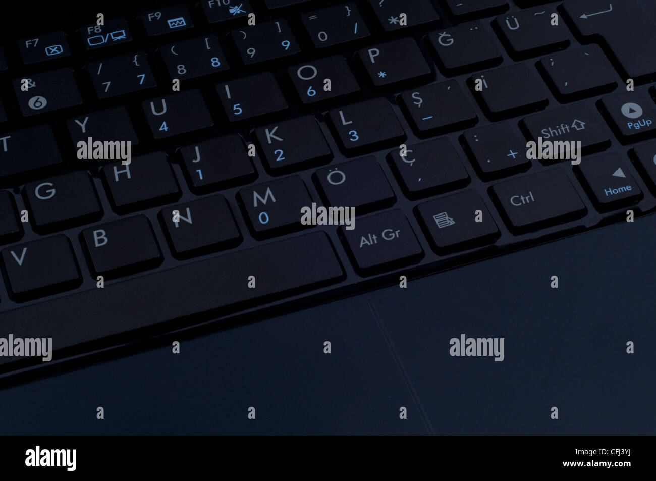 Black laptop keyboard hi-res stock photography and images - Alamy