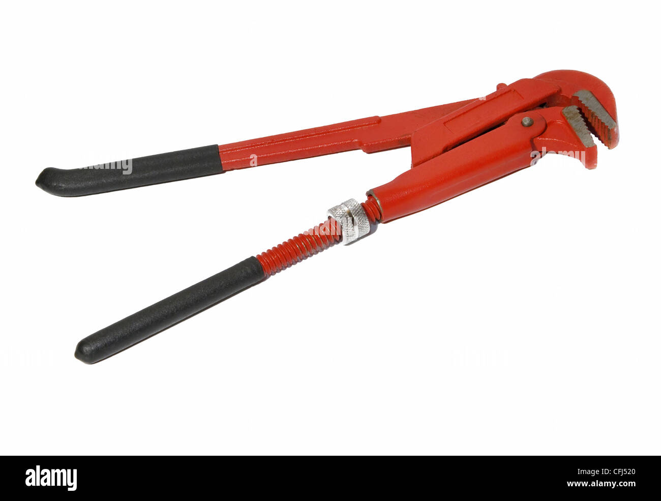 plumbing. Wrench isolated on white Stock Photo - Alamy