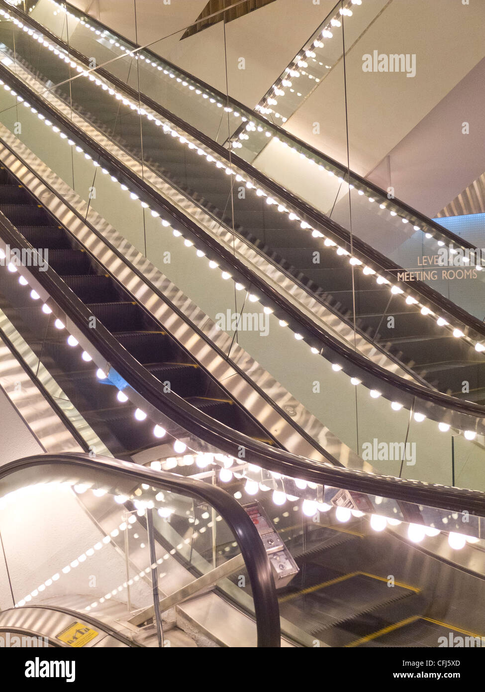 group of escalators Stock Photo - Alamy