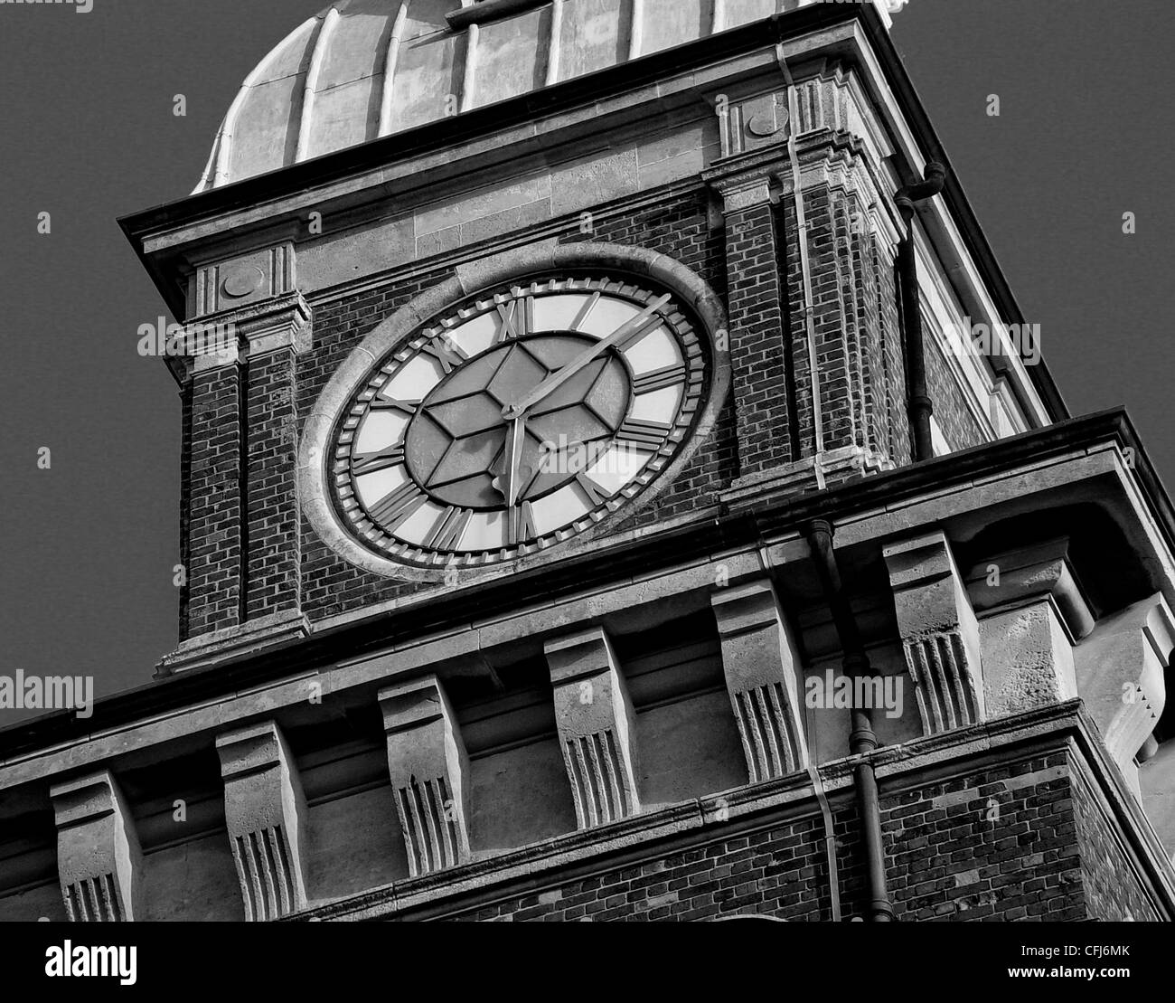 Clock Tower on the old Whitecroft Hospital site on the Isle of Wight ...