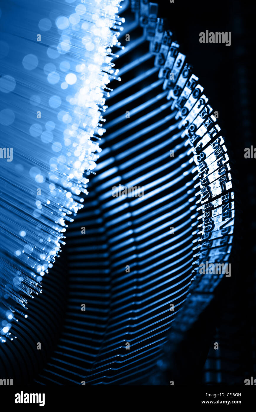 High tech technology color background Stock Photo - Alamy