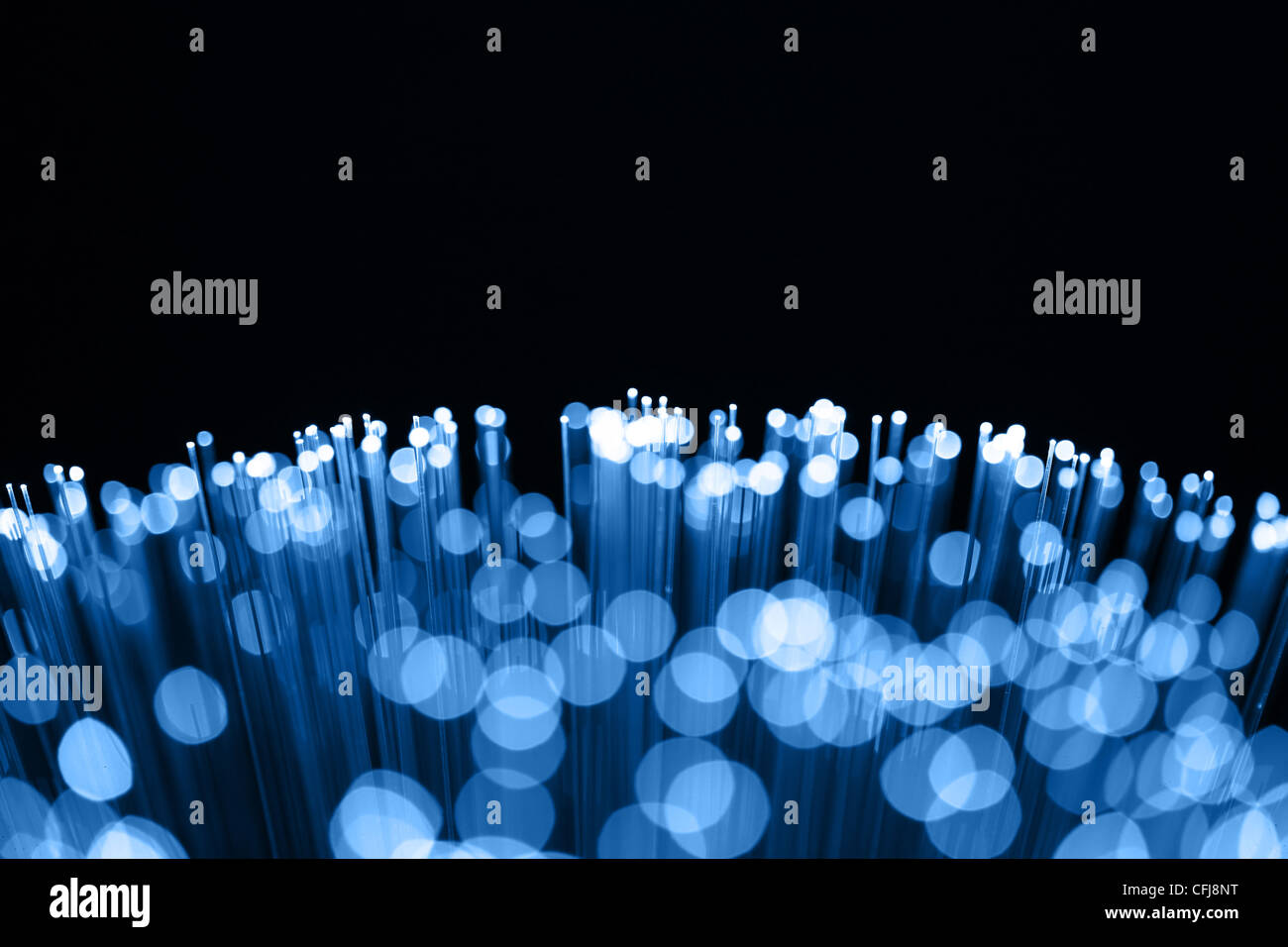 Fiber optics background with lots of light spots Stock Photo - Alamy