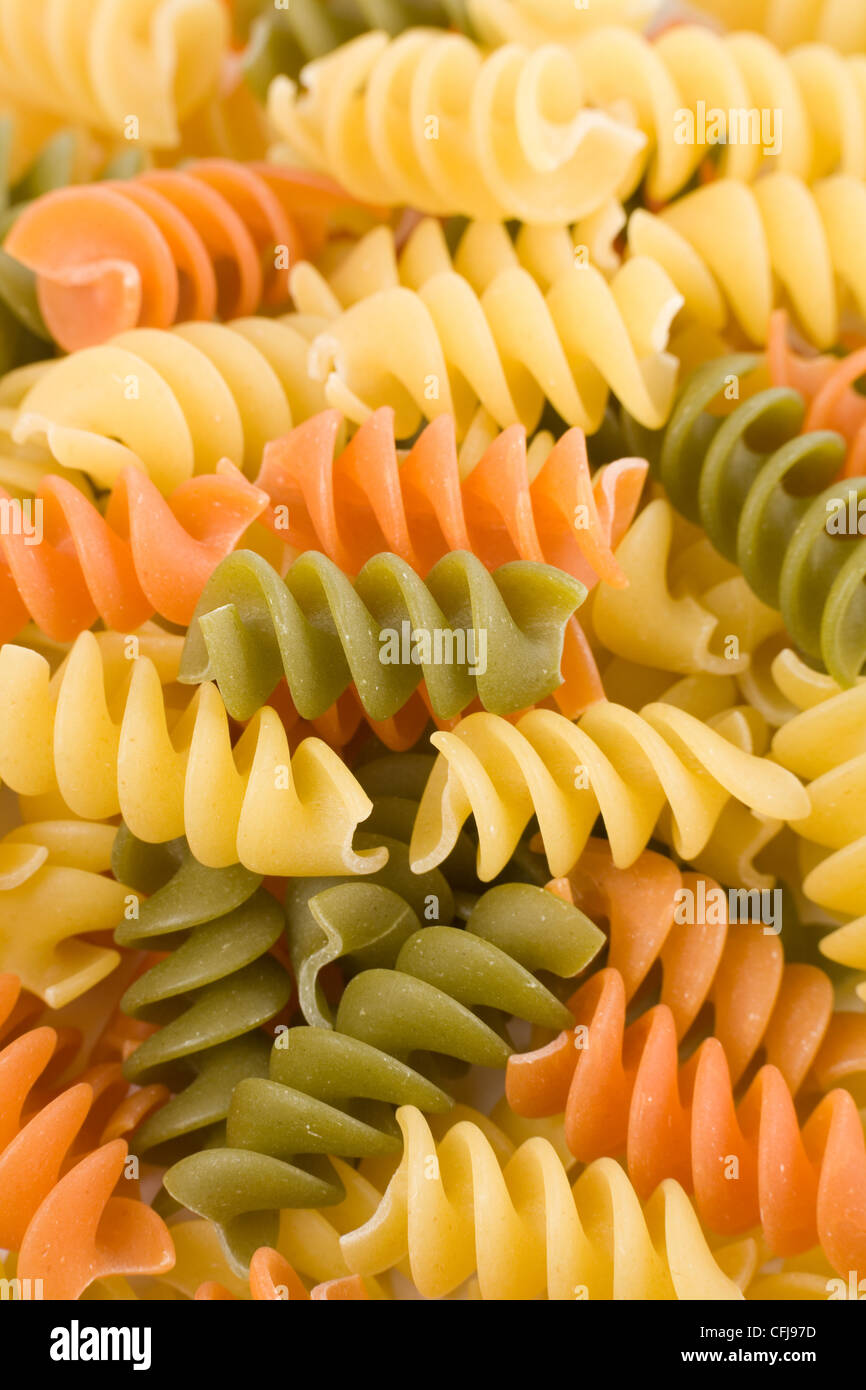 colorful pasta close up for background Stock Photo - Alamy