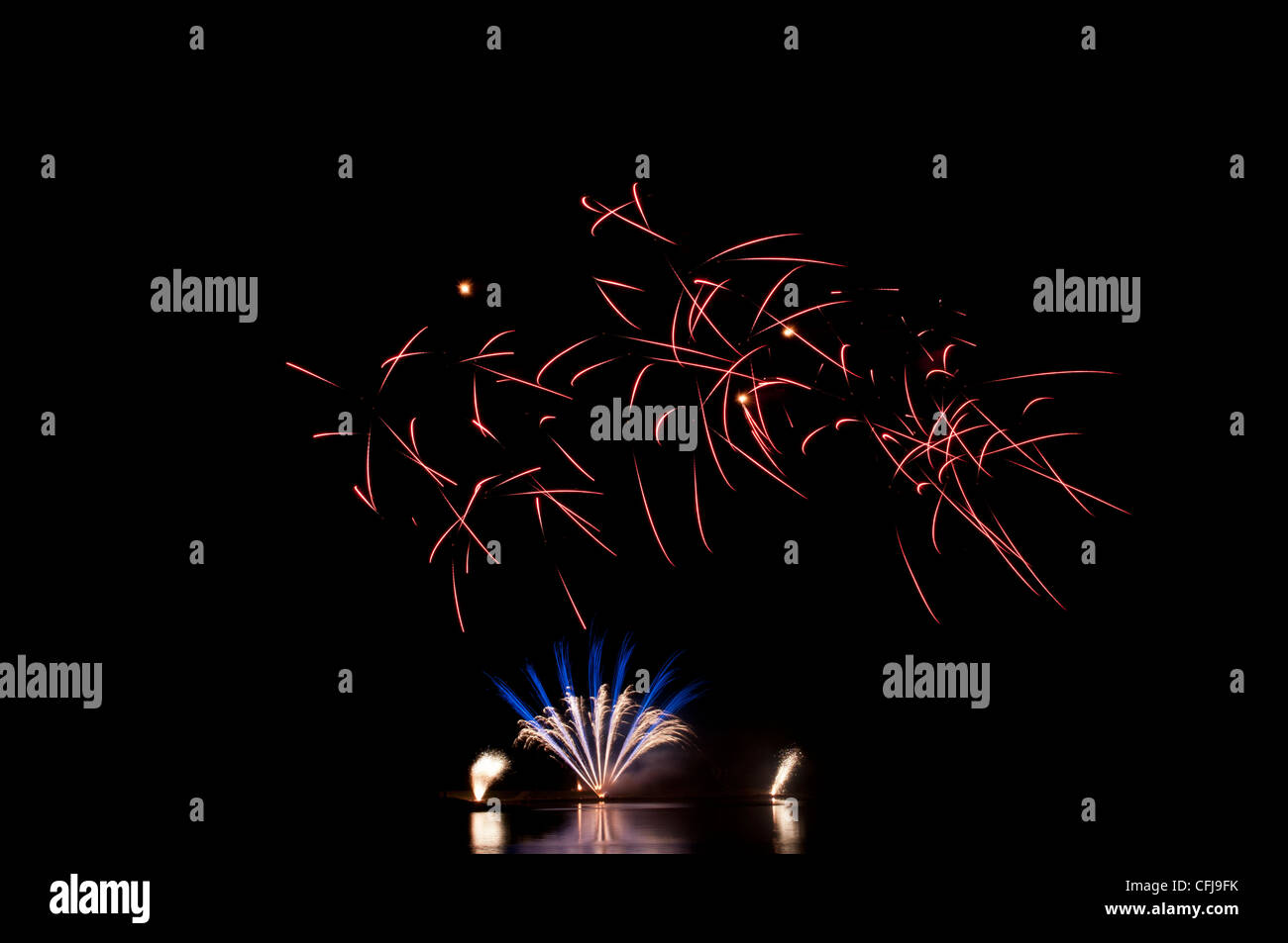 Fireworks at GlobalFest 2011, Italian entry, Elliston Park, Calgary ...