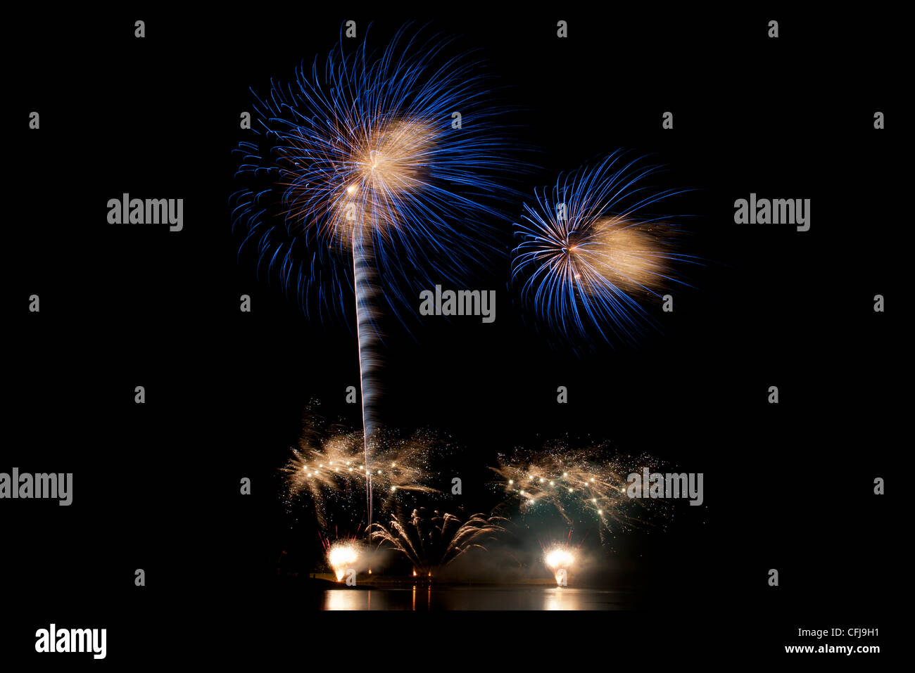 Fireworks at GlobalFest 2011, Italian entry, Elliston Park, Calgary ...