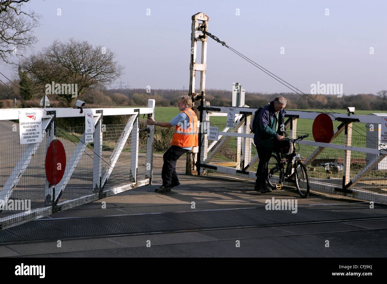 Gated crossing High Resolution Stock Photography and Images - Alamy