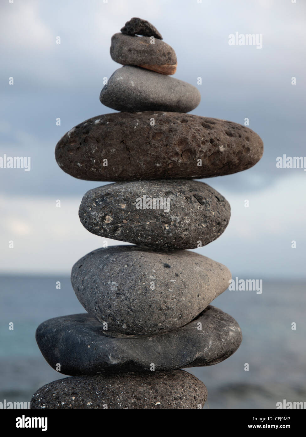 An artistic arrangement of smooth stones Stock Photo - Alamy