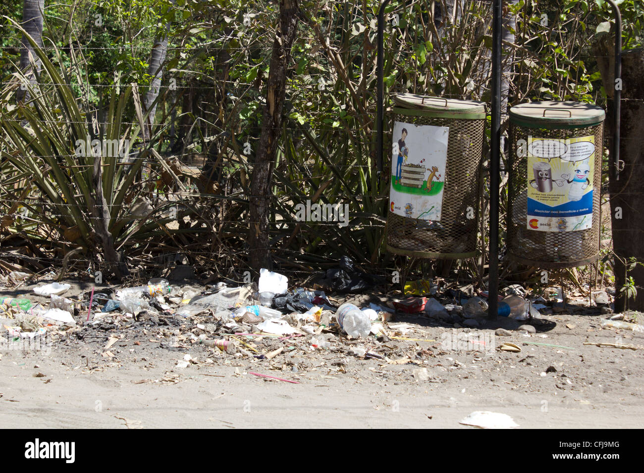Put garbage in place Stock Photo - Alamy