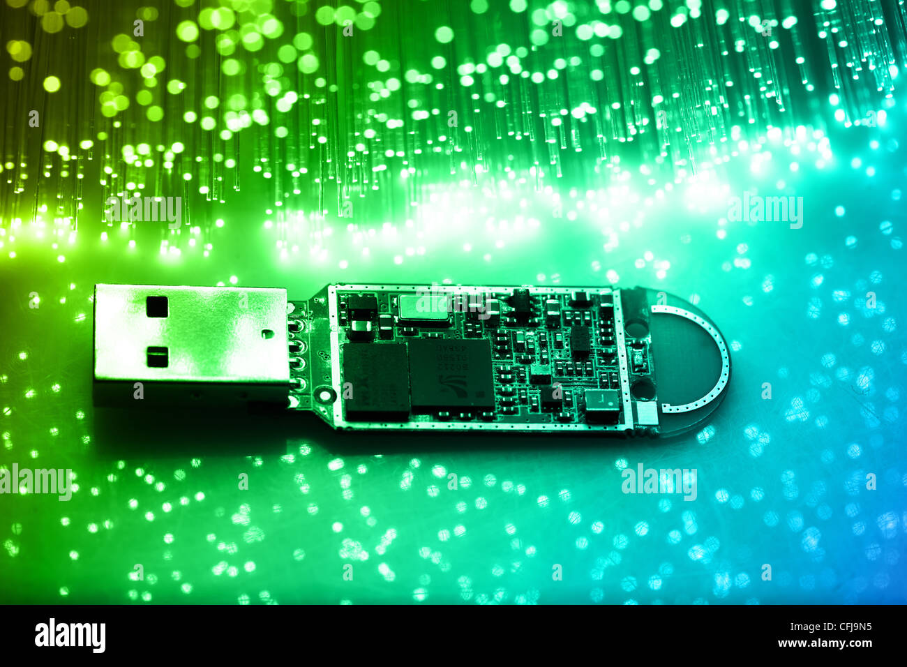 High tech technology color background Stock Photo - Alamy