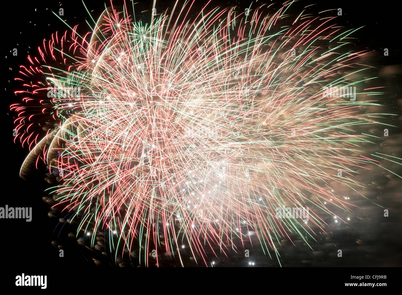Fireworks at GlobalFest 2011, Italian entry, Elliston Park, Calgary ...