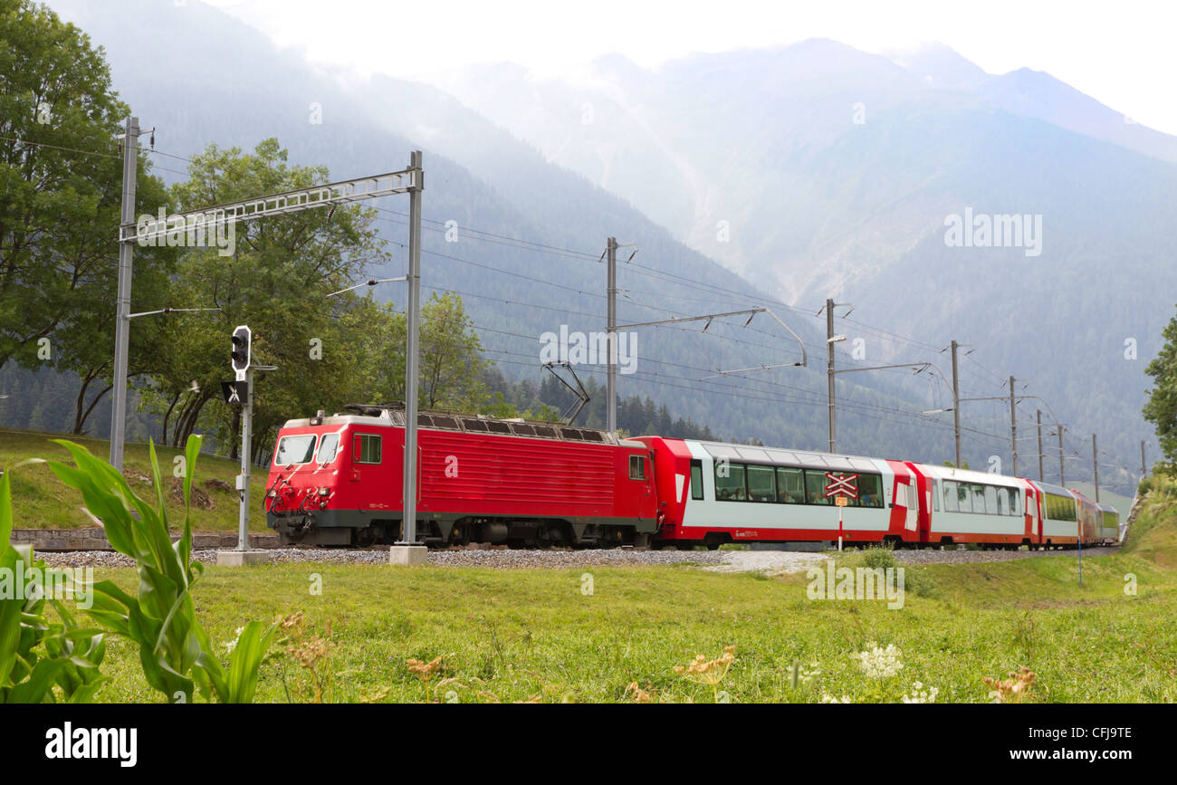 Glacier express train hi-res stock photography and images - Alamy