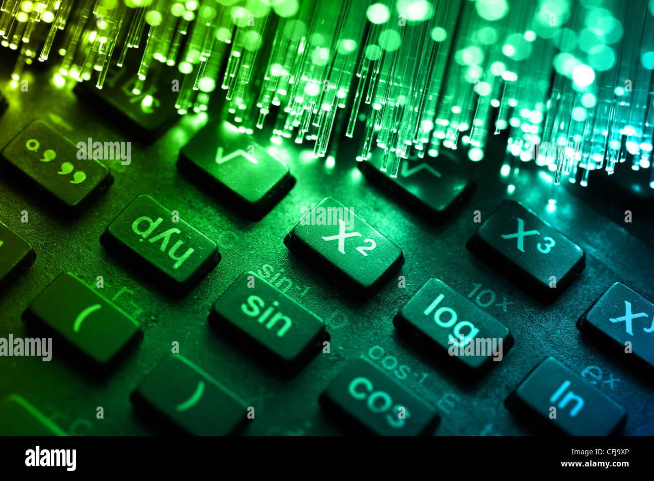 High tech technology color background Stock Photo - Alamy