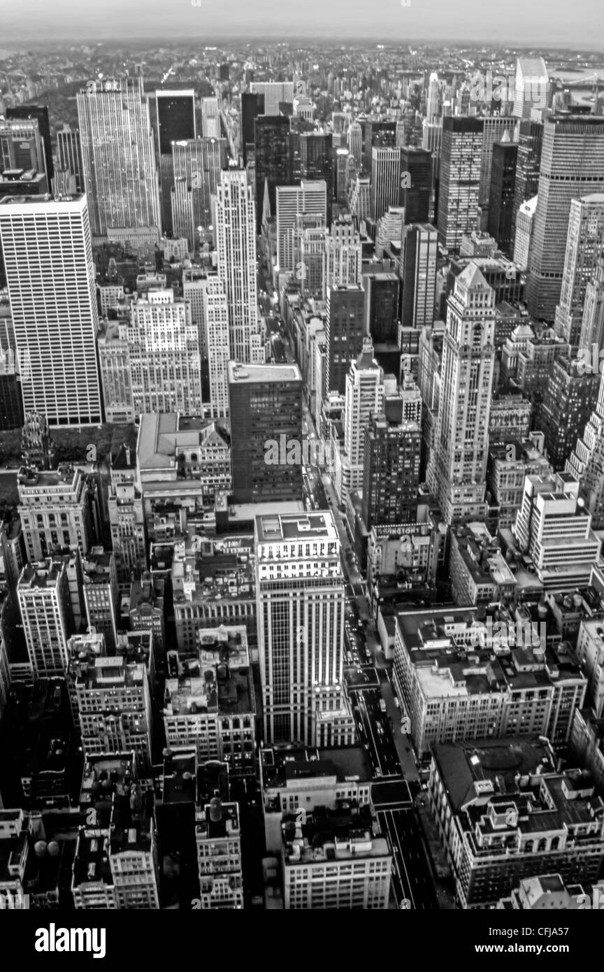 Wide high angle aerial Black and White Stock Photos & Images - Alamy