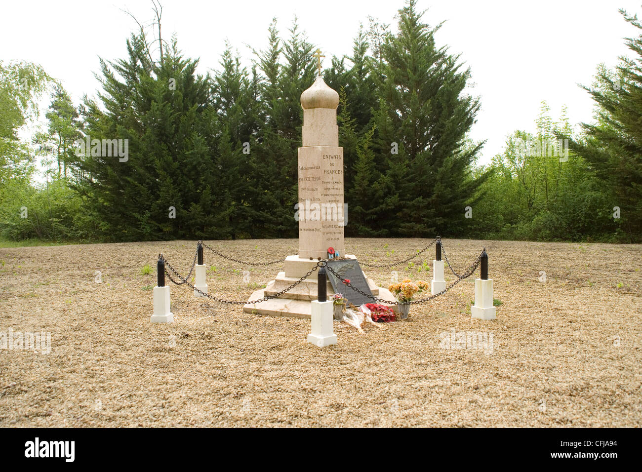 French First World War memorial at Saint Hilaire le Grand in Champagne ...