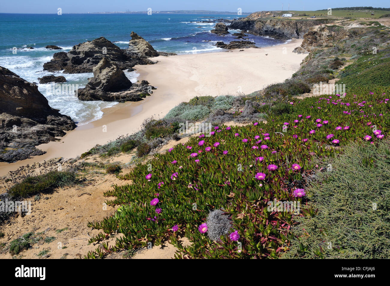 Beach .PORTO COVO. Sines council.Alentejo Region PORTUGAL Stock Photo ...