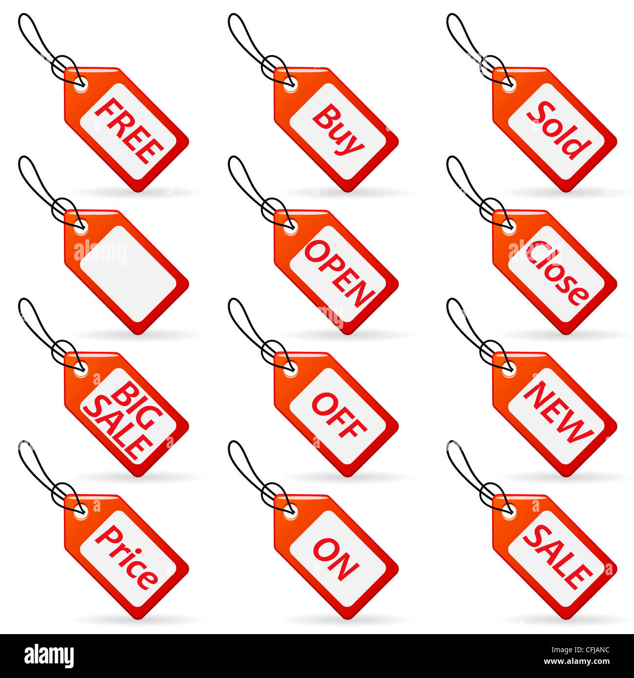 Shopping tags - vector file can be re-size to any limit and text can be ...