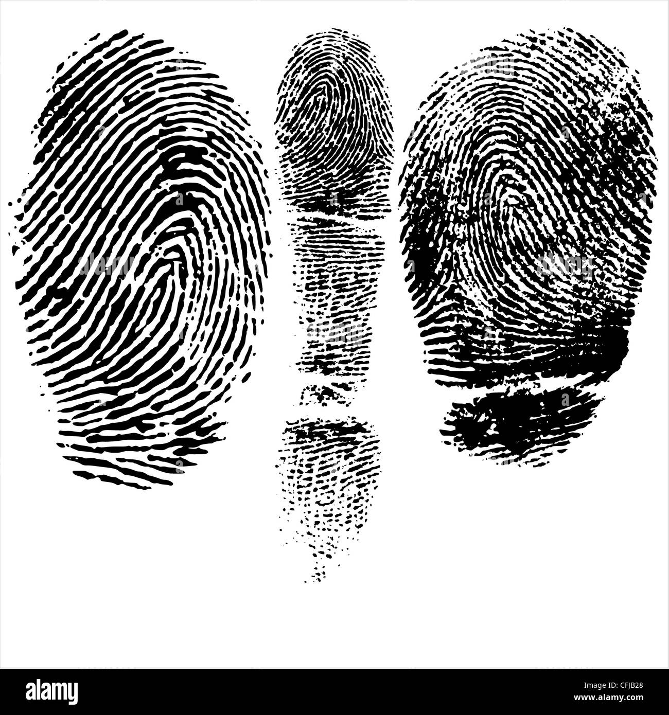 Finger print cut out hi-res stock photography and images - Alamy