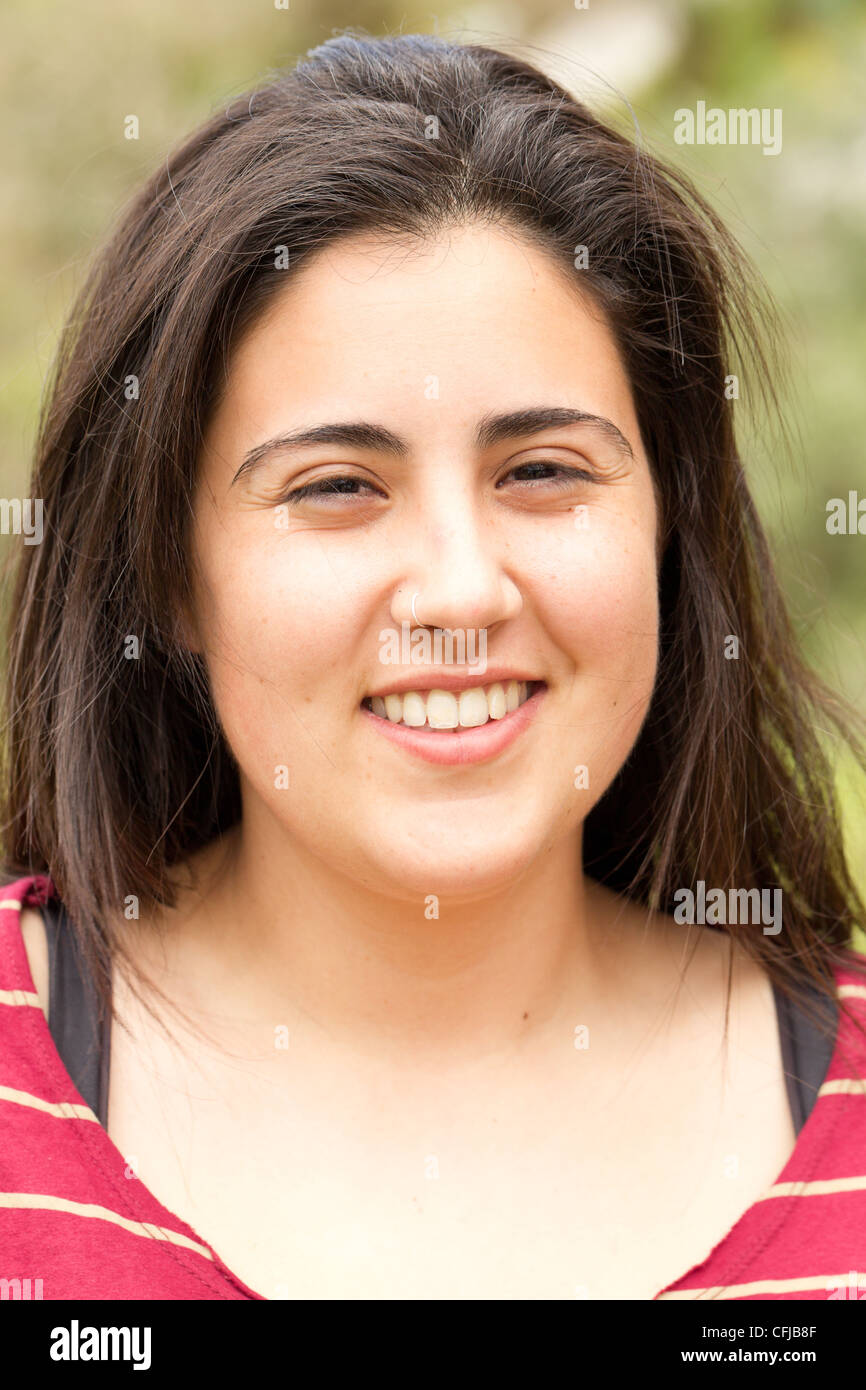 Not Retouch No Makeup Straight Out Of The Camera Nature Portrait Stock ...