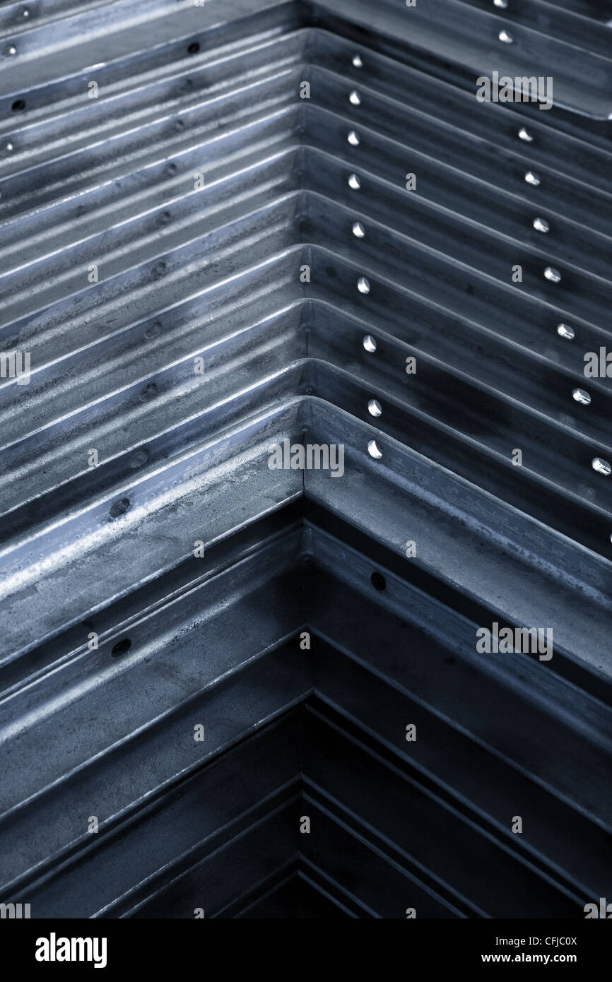 A stack of textured metal details Stock Photo - Alamy