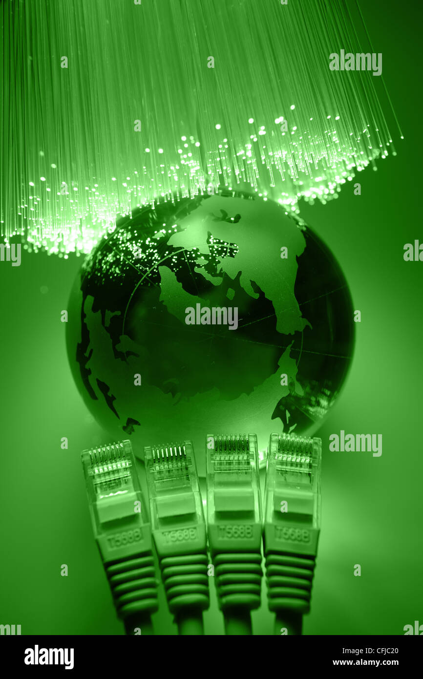 Fiber optics background with lots of light spots Stock Photo - Alamy