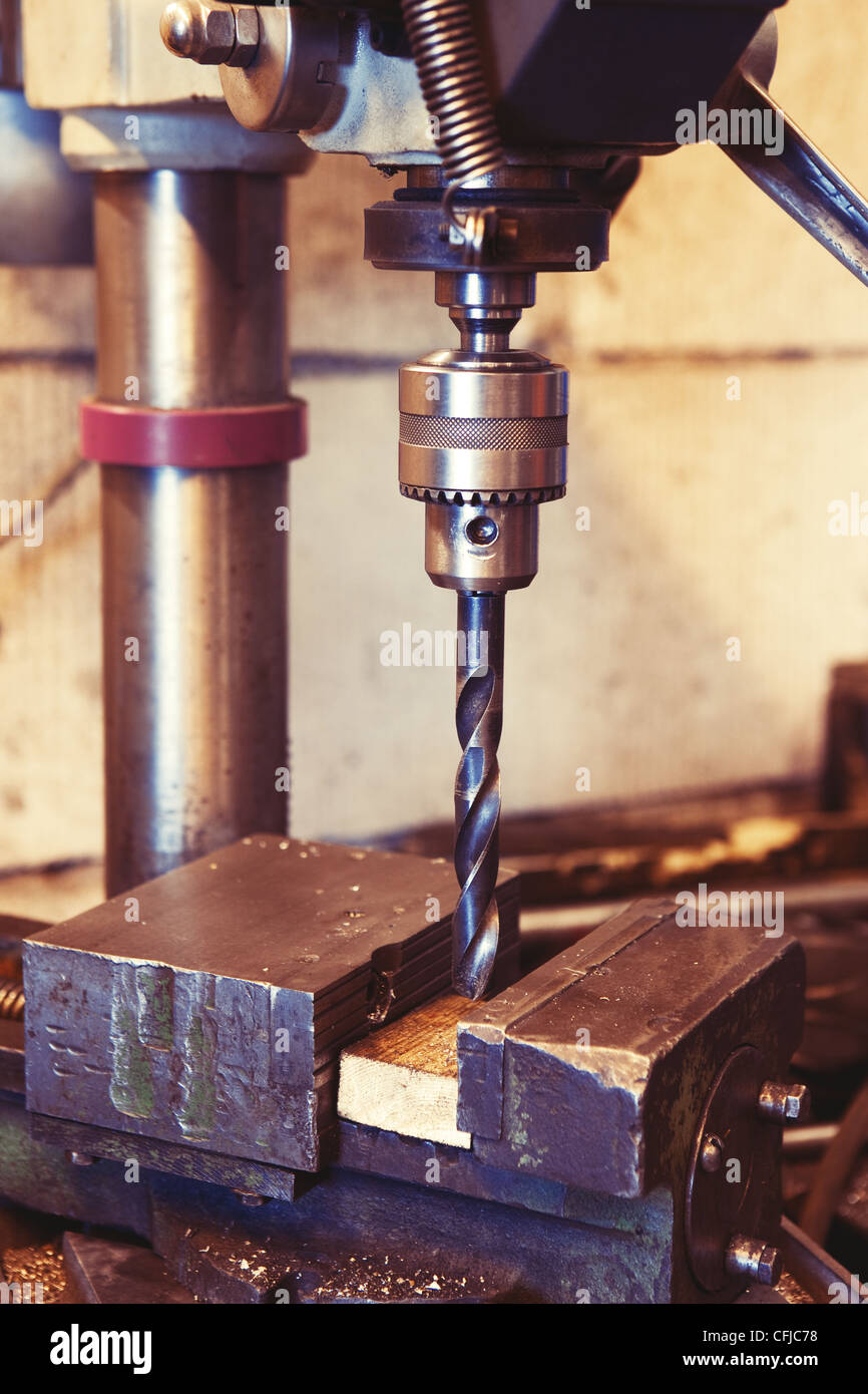 Antique drill press hi-res stock photography and images - Alamy