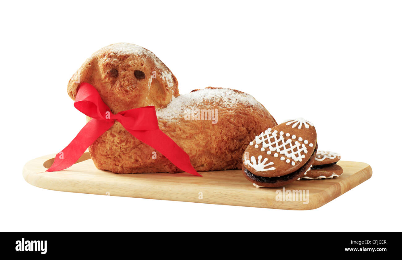 Easter sponge cake Stock Photo - Alamy