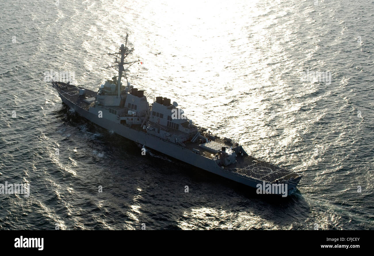 ATLANTIC OCEAN (March 12, 2012) The guided-missile destroyer USS Laboon ...