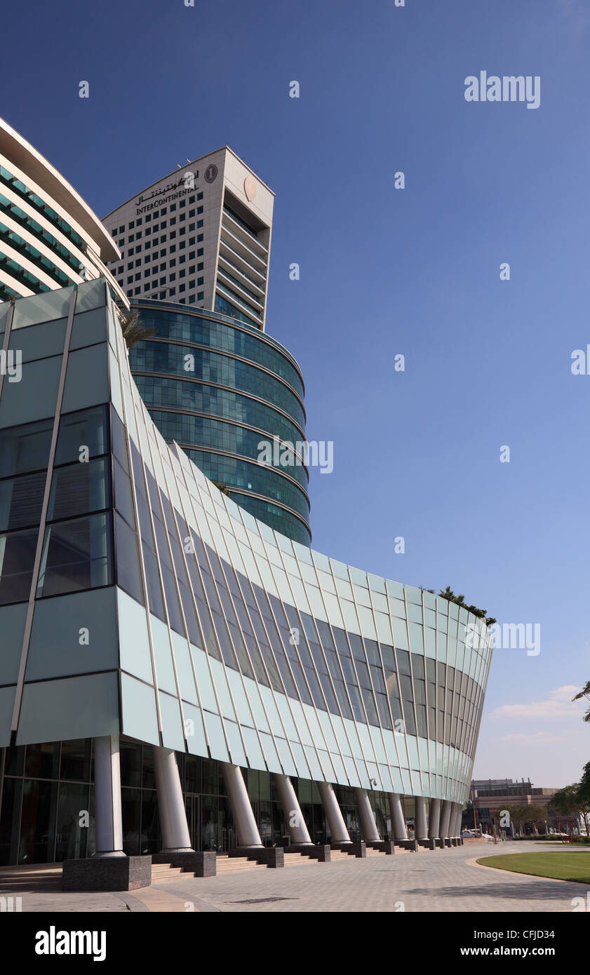 Intercontinental hotel at the Dubai Festival City, United Arab Emirates ...
