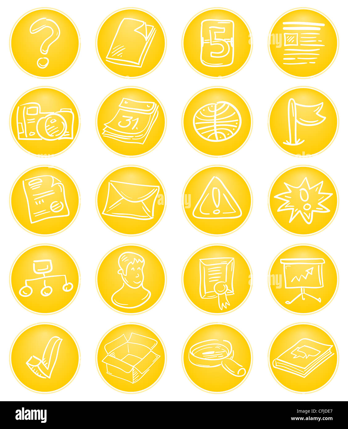 Cms content management web icons hi-res stock photography and images ...