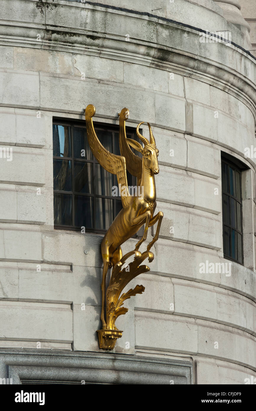 Golden Springbok sculpture on the South African High Commission ...