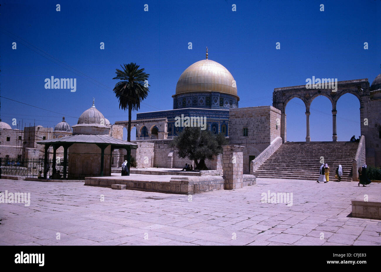 Dome of the Rock "Al-Quds" Jerusalem Stock Photo - Alamy