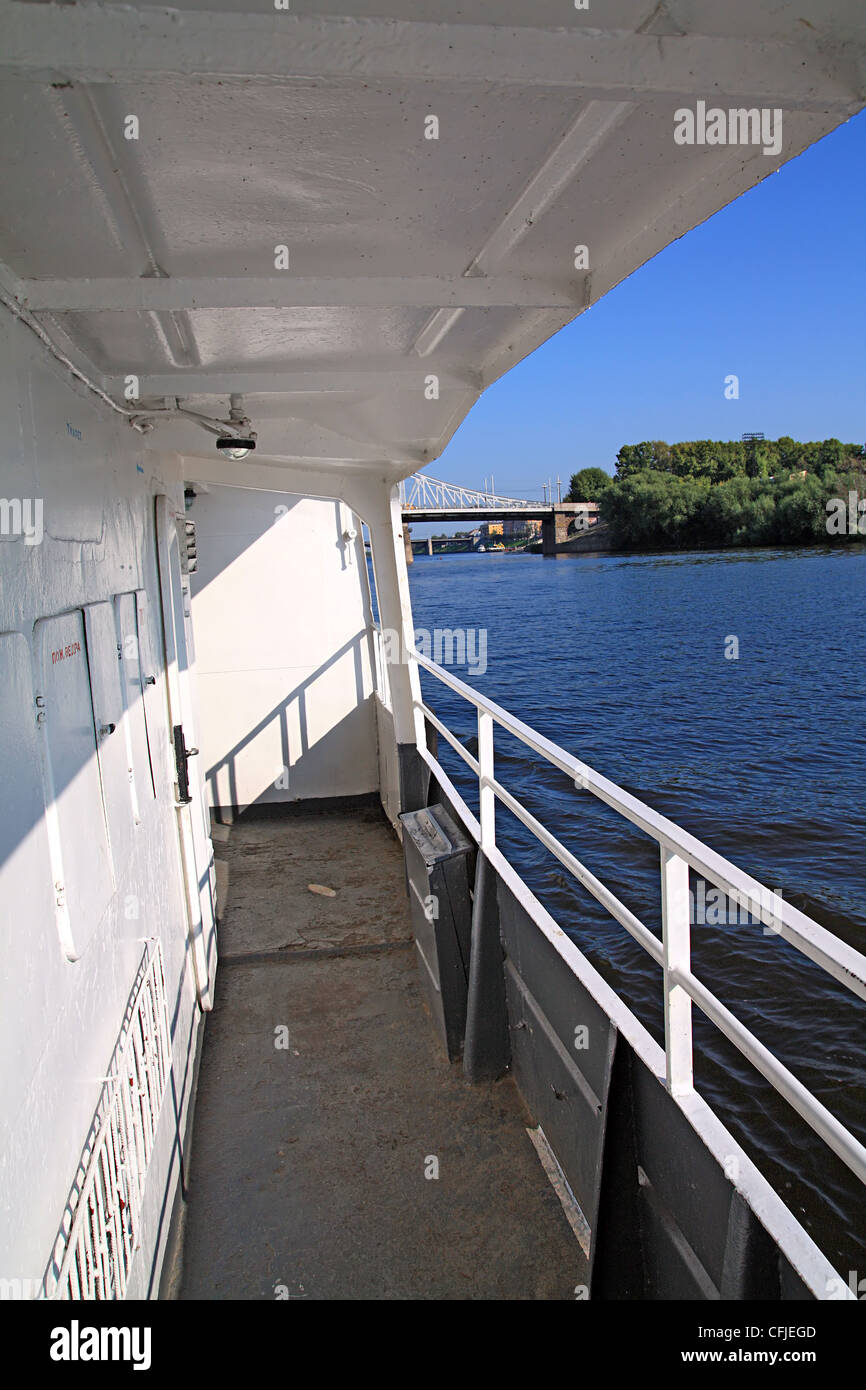 type with board of the motor ship Stock Photo - Alamy