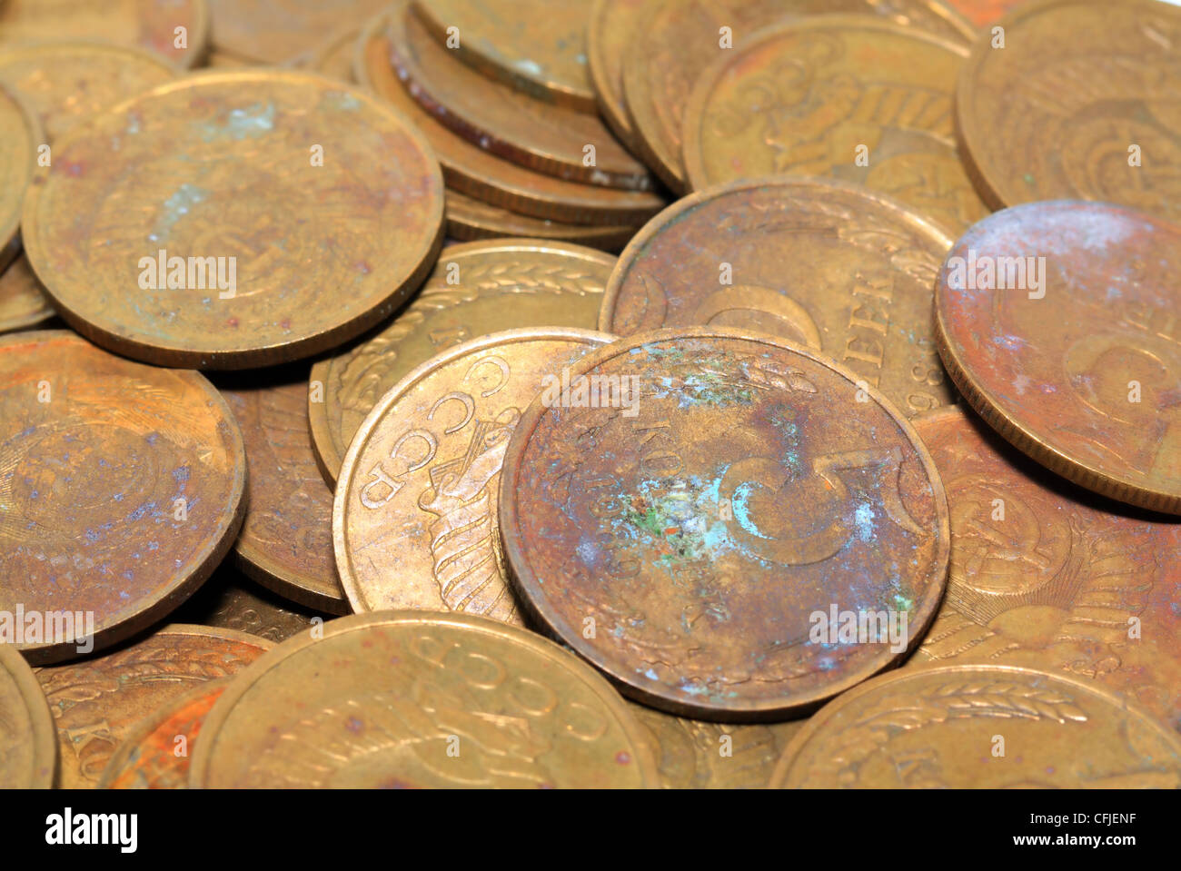 Ancient coins pile hi-res stock photography and images - Alamy