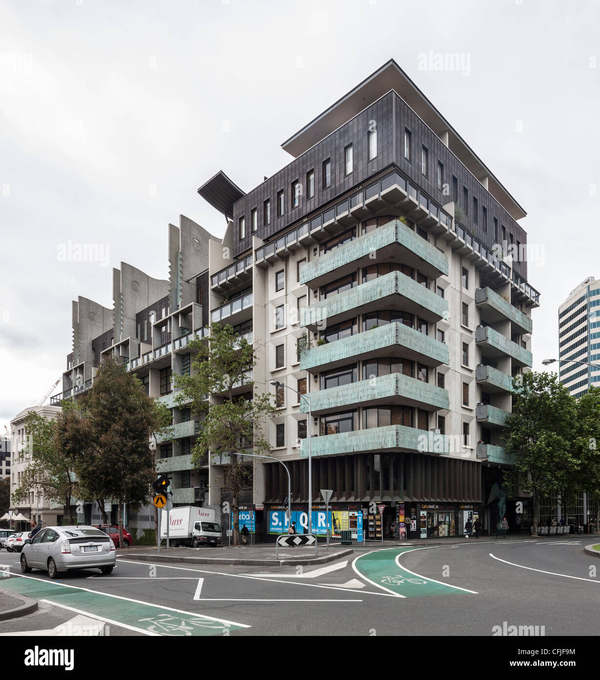 Melbourne Terrace Apartments, Franklin and Queen Streets, Melbourne ...