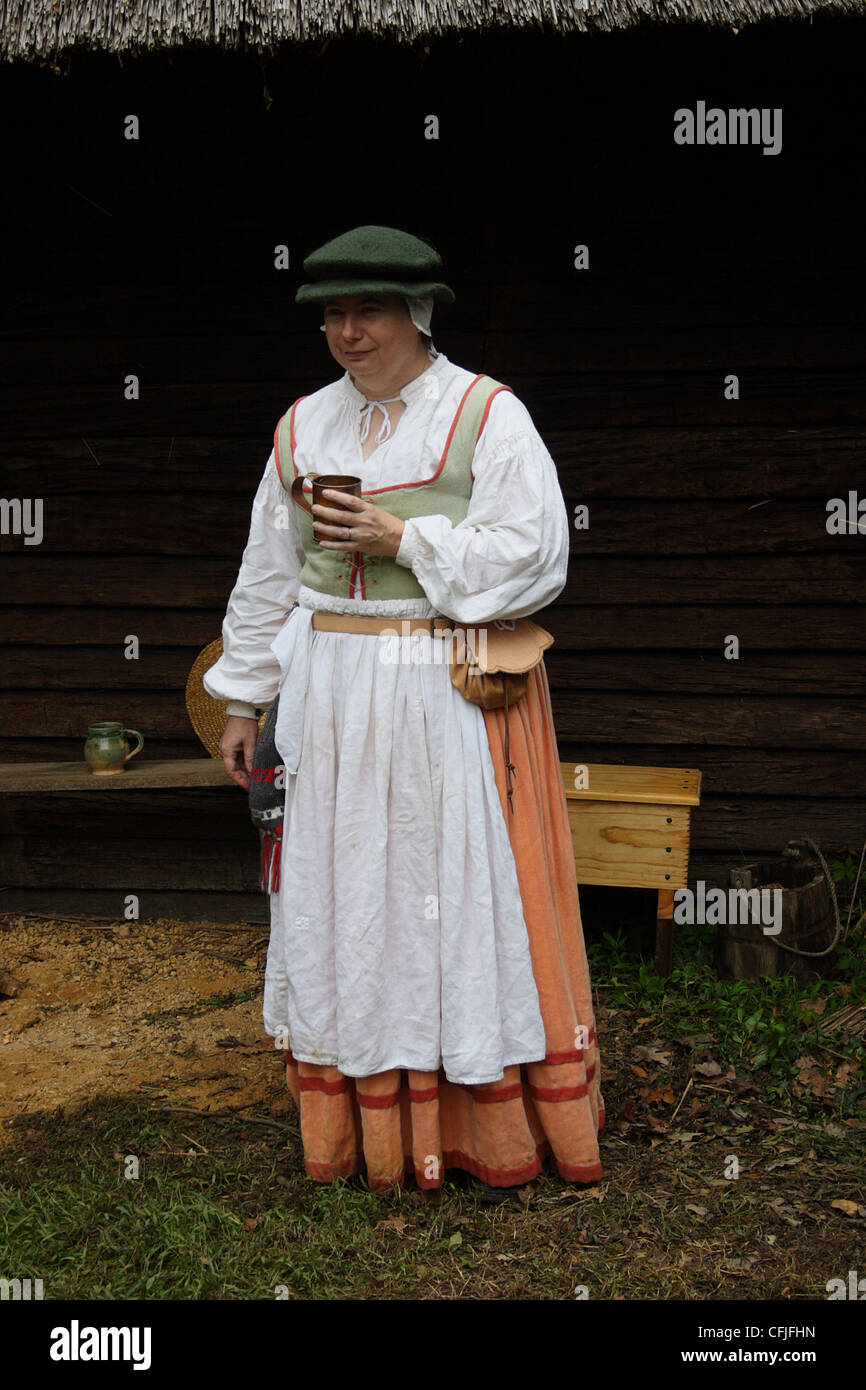 Historical interpreter at Henricus,Virginia. Henricus was settled in ...