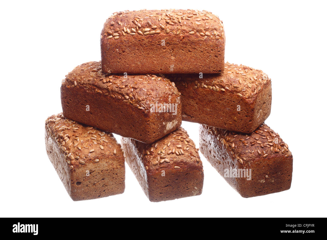 wheat traditional bread isolated white background food Stock Photo - Alamy