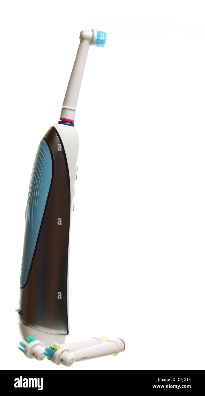 modern electrical toothbrush isolated on white background Heads ...