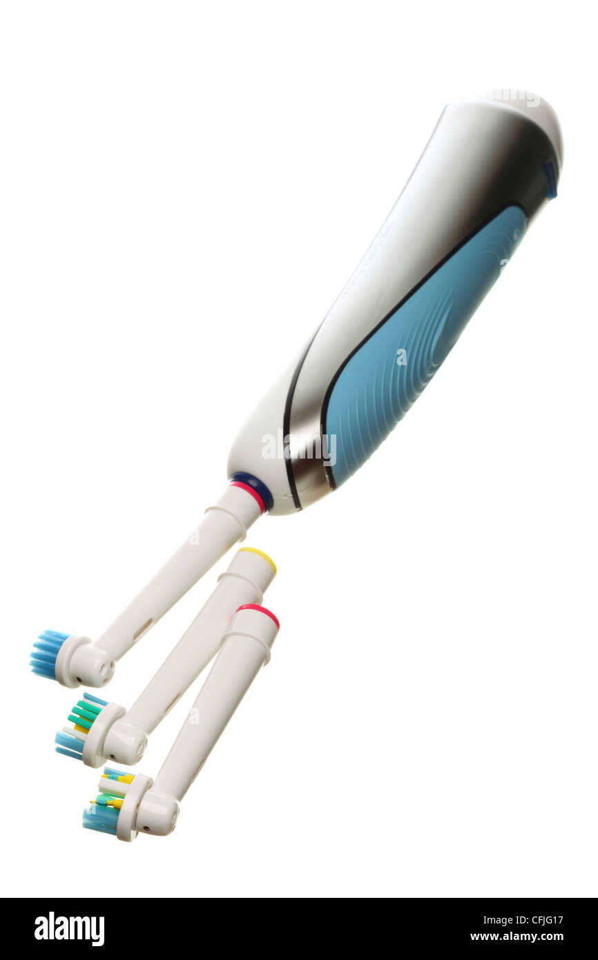 modern electrical toothbrush isolated on white background Heads ...