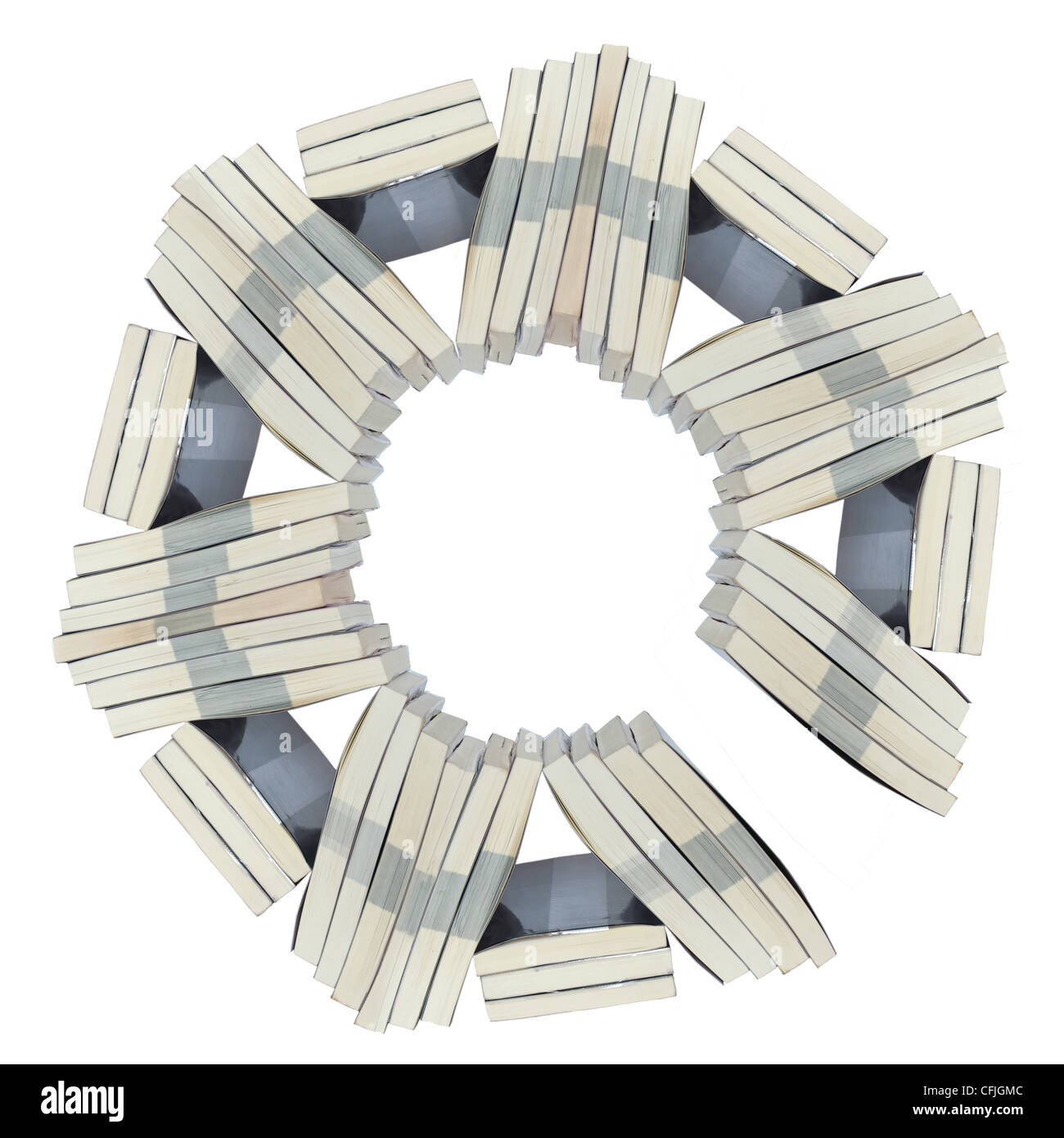 Wall to wall books Cut Out Stock Images & Pictures - Alamy