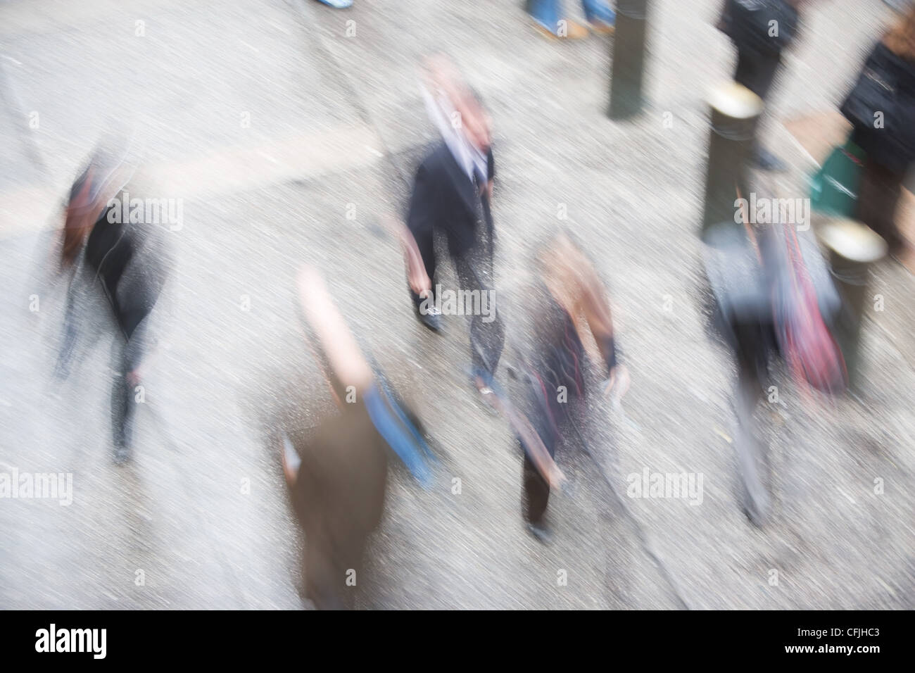 Time lapse image of people moving hi-res stock photography and images ...