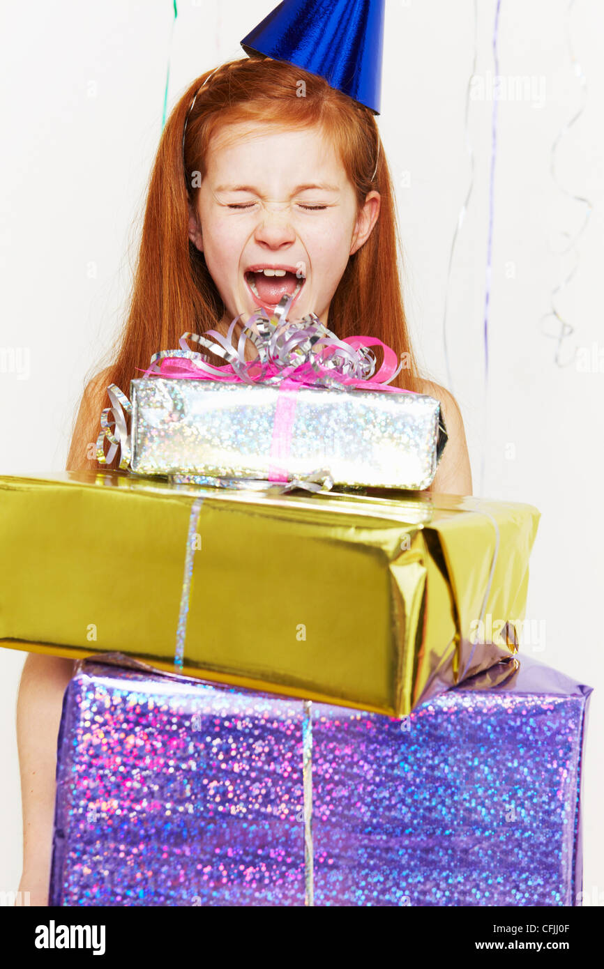 Female child crying birthday hi-res stock photography and images - Alamy