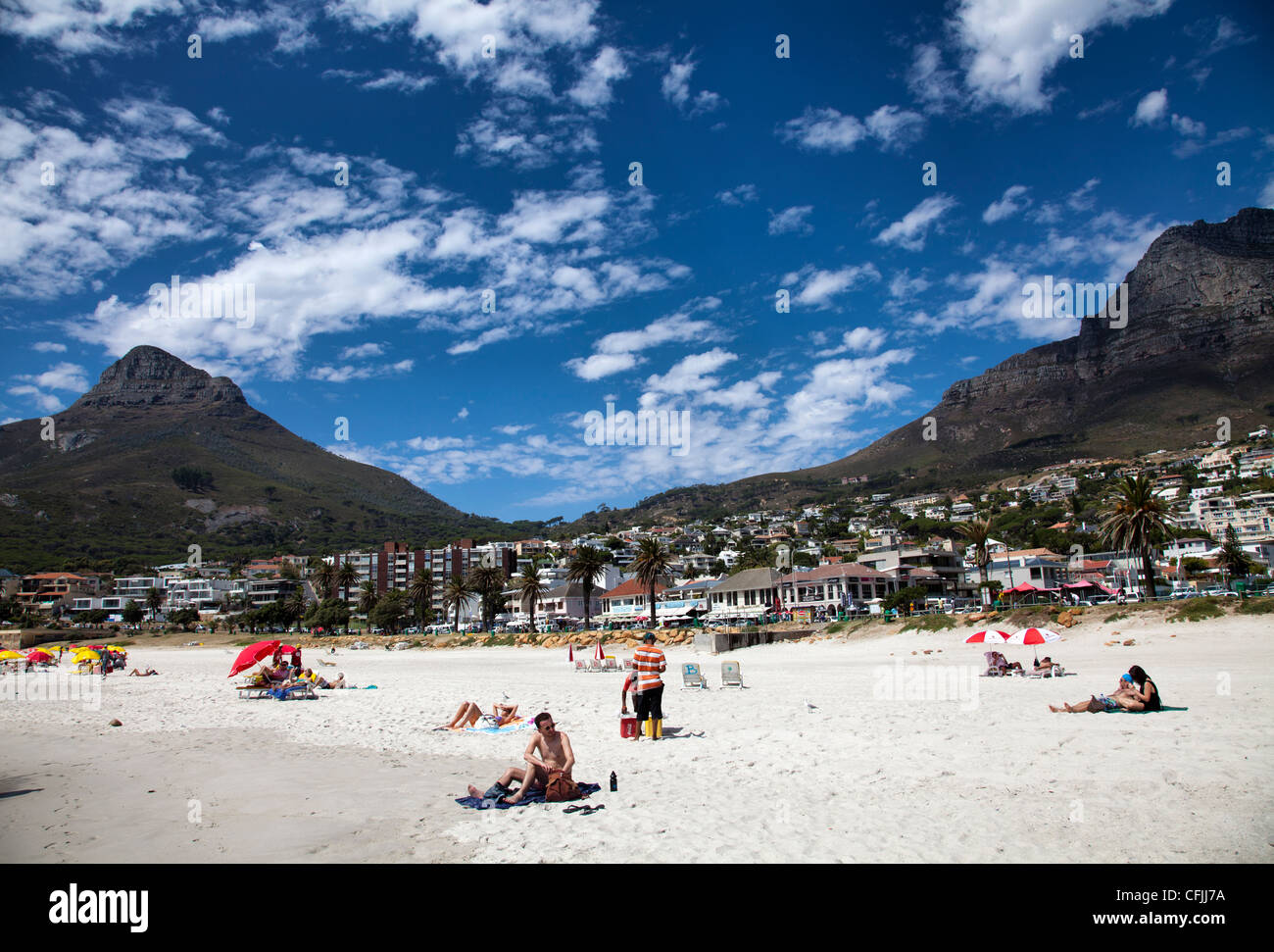 Camps Bay Beach in Cape Town Stock Photo - Alamy