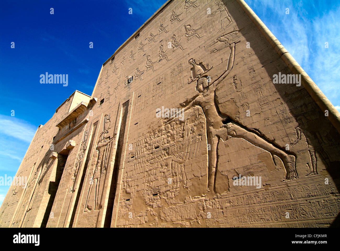 Edfu temple of horus hi-res stock photography and images - Alamy