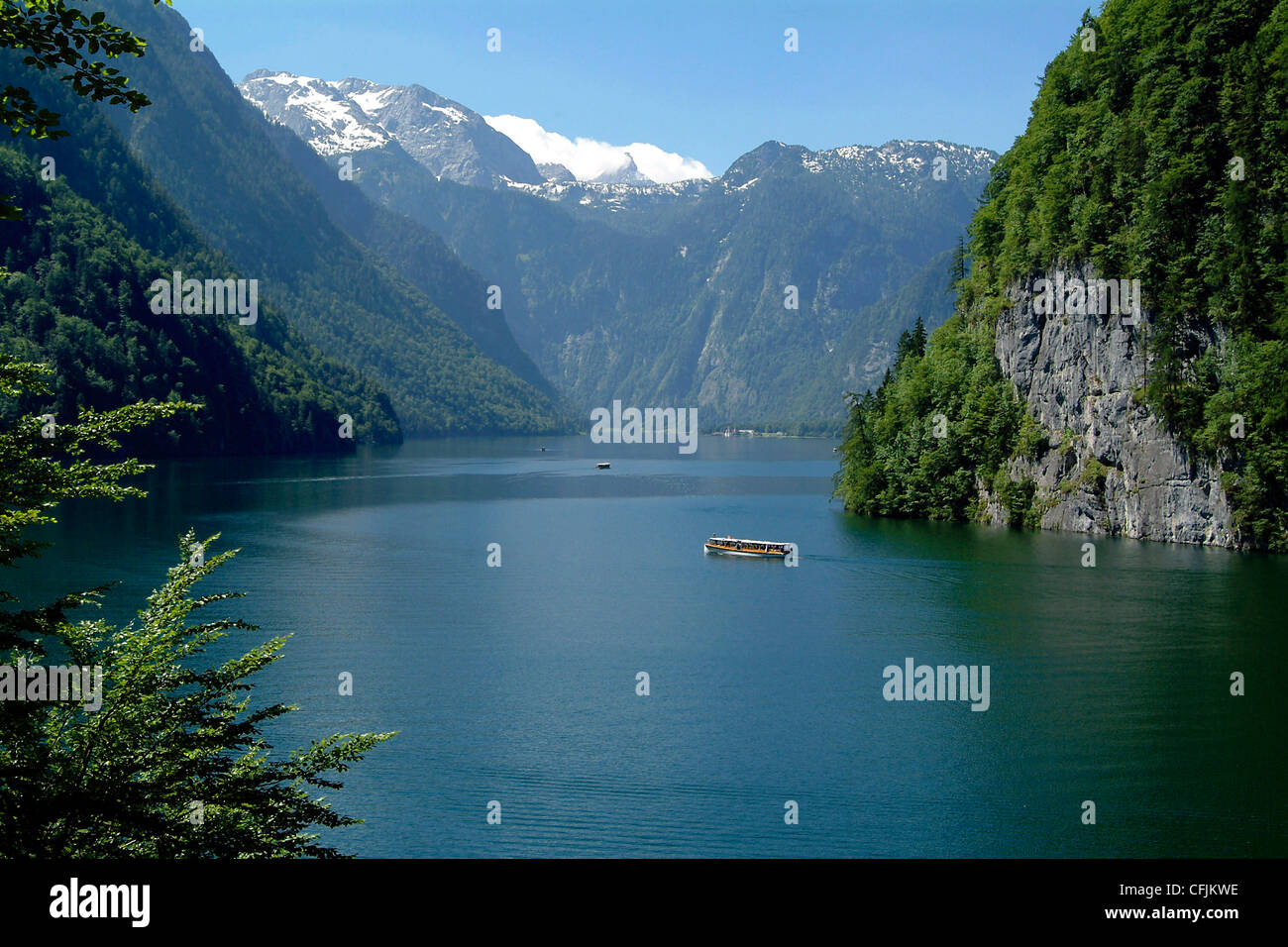 Koenigssee, Berchtesgadener Lsand, Bavaria, Germany, Europe Stock Photo ...