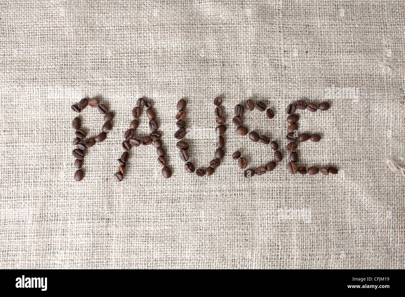 Pause word hi-res stock photography and images - Alamy