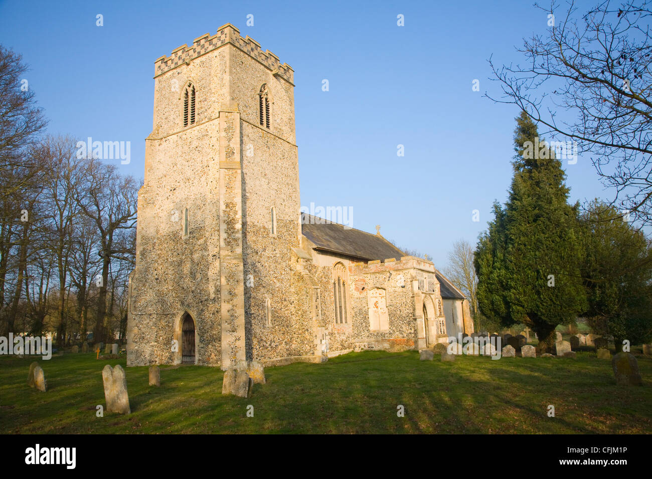 Parish church of Saint Peter, Monk Soham, Suffolk, England Stock Photo ...