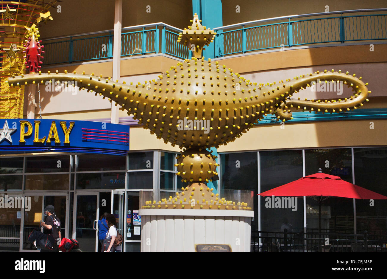 Lights sign lamp aladdin neonopolis hi-res stock photography and images ...