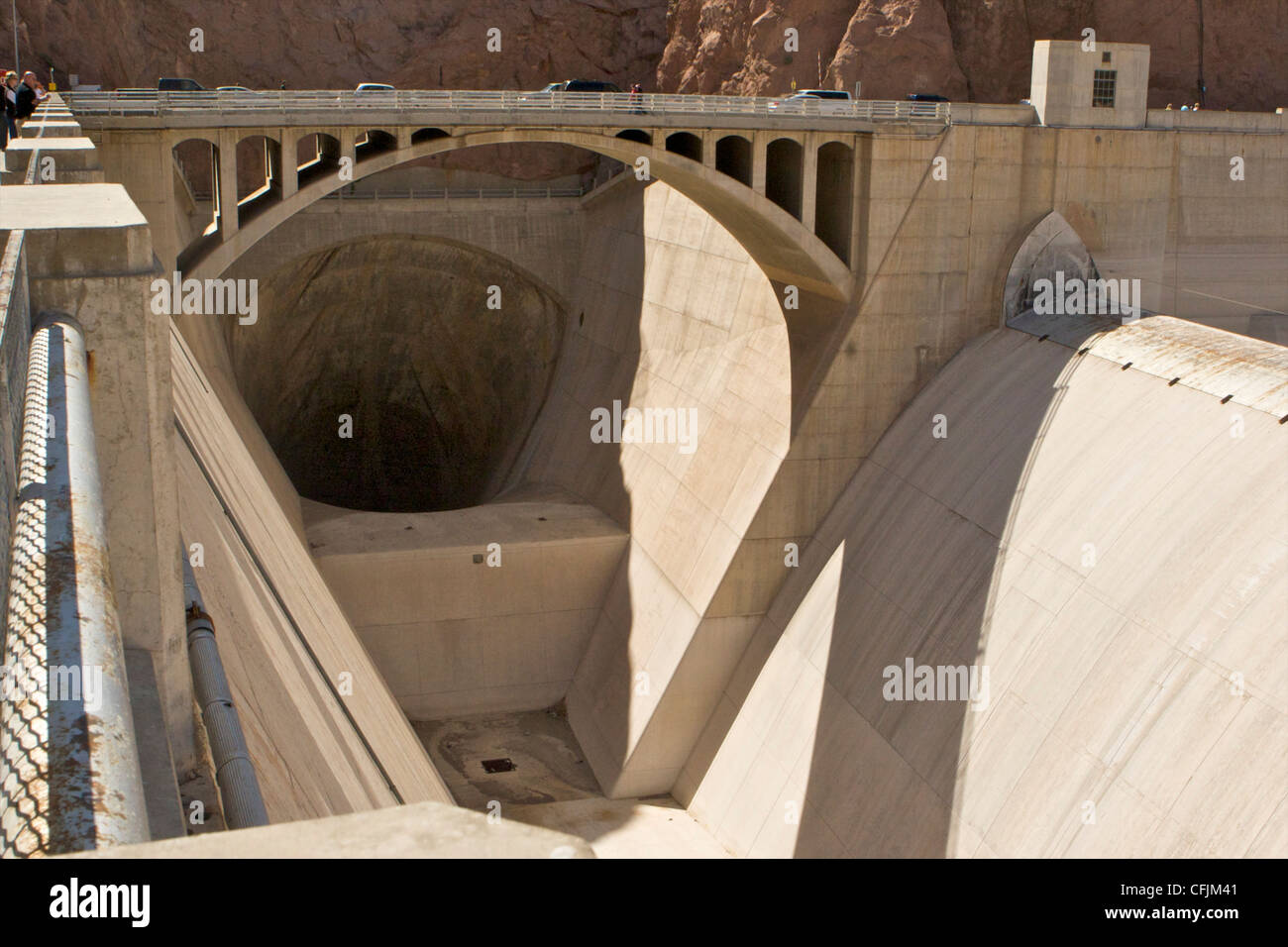 Hoover dam overflow tunnel hi-res stock photography and images - Alamy